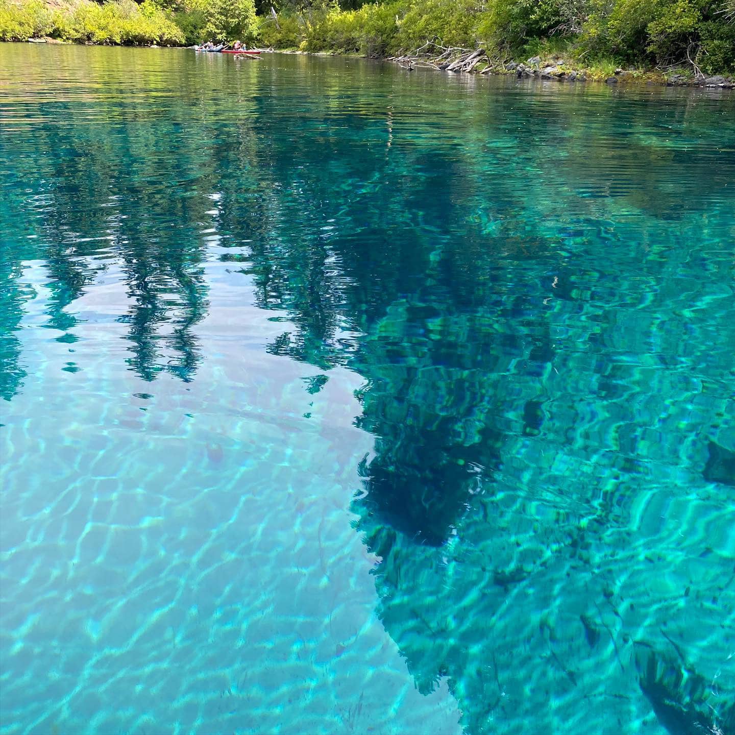 What Lies Beneath Clear Lake in Oregon: Kayaking the Great Blue