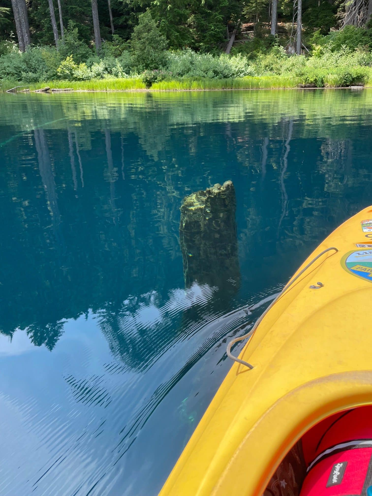 What Lies Beneath Clear Lake in Oregon: Kayaking the Great Blue